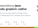 Github Shinesolutions Java Lambda Graalvm Native A Repository Of The