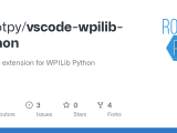 Github Robotpy Vscode Wpilib Python Vscode Extension For Wpilib Python