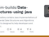 Github Wasim Builds Data Structures Using Java This Repository
