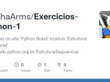 Github Mechaarms Exercicios Python 1 Exercícios Do Site Python