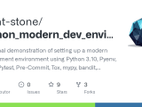 Github Brent Stone Python Modern Dev Environment A Minimal