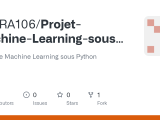 Github Flora106 Projet Machine Learning Sous Python Projet De