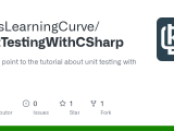 Github Kenslearningcurve Unittestingwithcsharp Starting Point To The