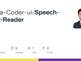 Github Ninja Coder Ui Speech Text Reader