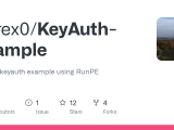 Github Cyrex0 Keyauth Example A Basic Keyauth Example Using Runpe