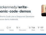 Github Mikeckennedy Write Pythonic Code Demos Write Pythonic Code