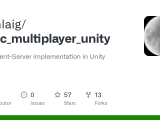 Github Manlaig Basic Multiplayer Unity Udp Client Server