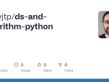 Github Sonyjtp Ds And Algorithm Python