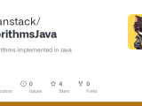 Github Jarvanstack Algorithmsjava All Algorithms Implemented In Java