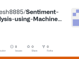 Github Nirdesh8885 Sentiment Analysis Using Machine Learning