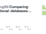 Github Sulong99 Comparing Relational Databases And Frameworks