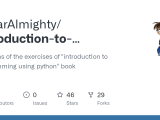 Github Omaralmighty Introduction To Programming Using Python Liang