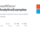Github Microsoftdocs Loganalyticsexamples Query Examples Using The