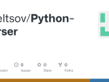 Github Dteltsov Python Parser
