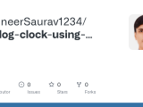 Github Engineersaurav1234 Analog Clock Using Python