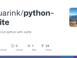 Github Aquarink Python Sqlite Simple Crud Python With Sqlite