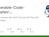 Github Vulnerable Code Samples Csharp Vulnerablecoreapp C Code