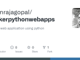 Github Jaganrajagopal Dockerpythonwebapps Sample Web Application