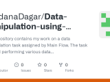 Github Vandanadagar Data Manipulation Using Python This Repository