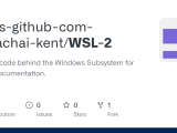 Github Https Github Com Surachai Kent Wsl 2 Source Code Behind The