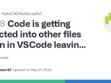 Code Is Getting Injected Into Other Files Open In Vscode Leaving Them
