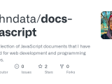Github Jsohndata Docs Javascript ёяущ A Collection Of Javascript