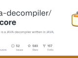 Github Java Decompiler Jd Core Jd Core Is A Java Decompiler Written