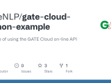 Github Gatenlp Gate Cloud Python Example Example Of Using The Gate