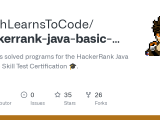 Github Anishlearnstocode Hackerrank Java Basic Skill Test Contains