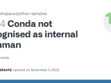 Conda Not Recognised As Internal Comman Issue 474 Googleworkspace
