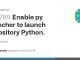 Enable Py Launcher To Launch Repository Python Issue 71789 Python