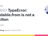 Typeerror Readable From Is Not A Function Issue 28693 Nodejs Node