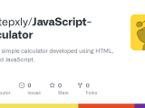Github Samunee Javascript Calculator This Is A Simple Calculator