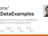 Github Forons Bigdataexamples Code Repository For The Msc Course