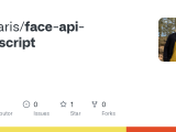 Github A Waris Face Api Javascript