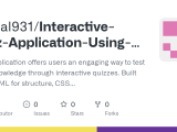 Github Gopal931 Interactive Quiz Application Using Html Css And