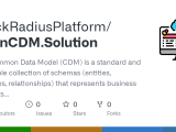 Github Stackradiusplatform Opencdm Solution The Common Data Model