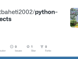 Github Arpitbaheti2002 Python Projects