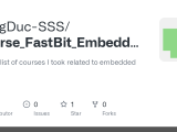 Github Dangduc Sss Course Fastbit Embeddedsystems This Is A List Of
