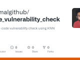 Github Shamalgithub Code Vulnerability Check Project Code
