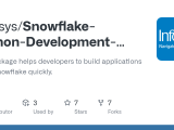 Github Infosys Snowflake Python Development Framework This Package