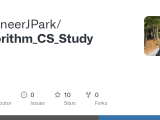 Github Engineerjpark Algorithm Cs Study