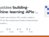 Github Analystdee Building Machine Learning Apis With Fastapi In
