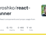 Github Moroshko React Scanner Extract React Components And Props