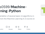 Github Prats0599 Machine Learning Python Implementation Of Several
