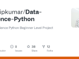 Github Jaydipkumar Data Science Python Data Science Python Beginner