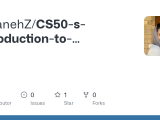 Github Yeganehz Cs50 S Introduction To Programming With Python