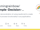 Github Dreamingrainbow Example Decision Making Javascript Example