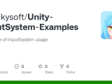 Github Mackysoft Unity Inputsystem Examples Example Of Inputsystem Usage