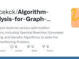 Github Haticekck Algorithm Analysis For Graph Partitioning This
